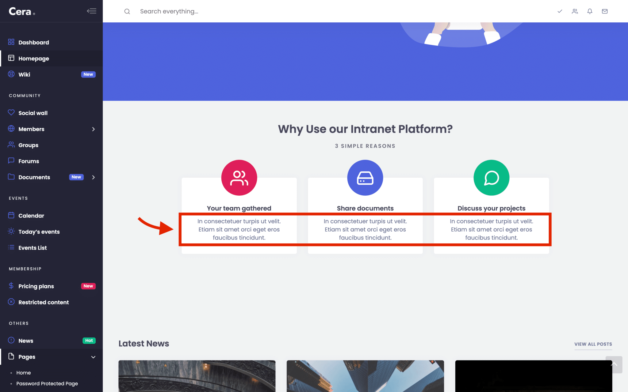 How to edit the text in a menu? • Themosaurus Documentation