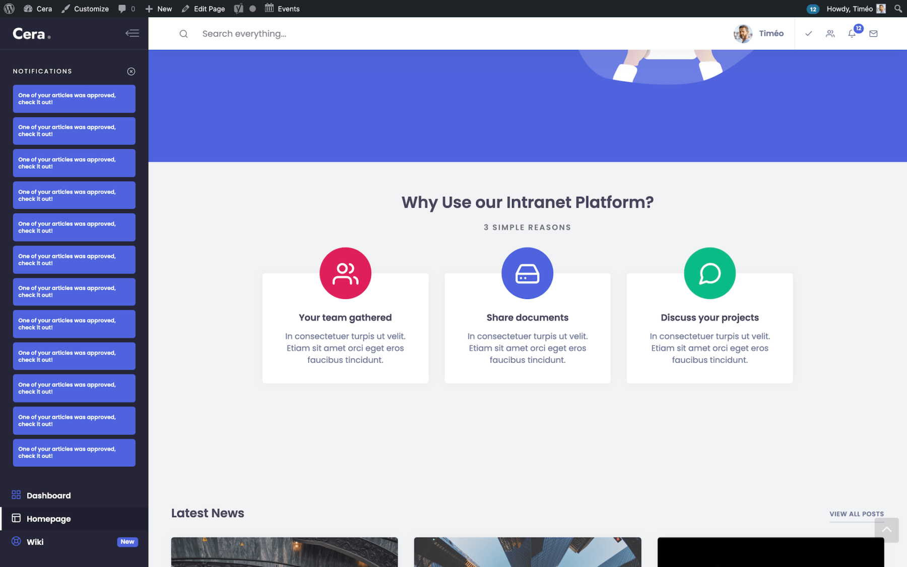How to Edit Colors and Icon in a Menu • Themosaurus Documentation